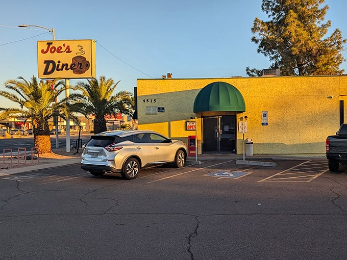 At Joe's Diner, the coffee's stronger than a bodybuilder's biceps and the pancakes are fluffier than a cloud's daydream.