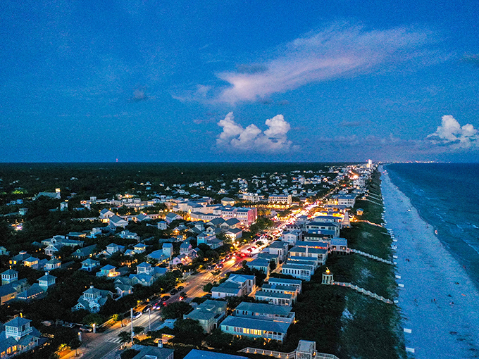 Seaside: Where the sand is white and the houses are candy-colored. It's like living in a delicious, beachy gingerbread village!