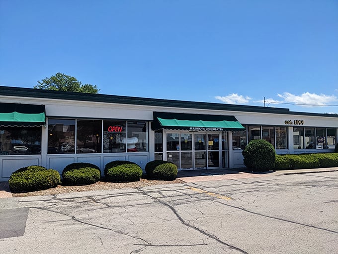 Chocolate lovers, unite! Seroogy's may look like Clark Kent, but inside it's all Superman when it comes to sweet satisfaction.