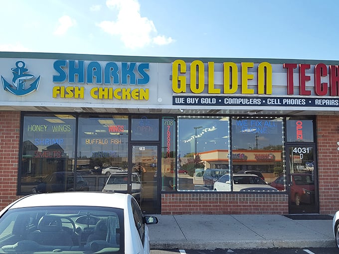 Neon lights, fishy delights! Shark's is where seafood meets street food in a flavor explosion.