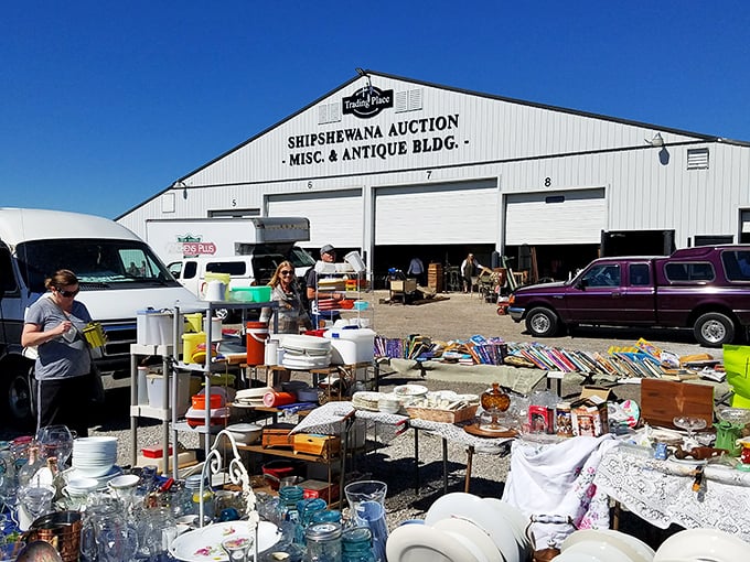 Hold onto your buggy! Shipshewana's mega-market is where Amish country meets treasure island.