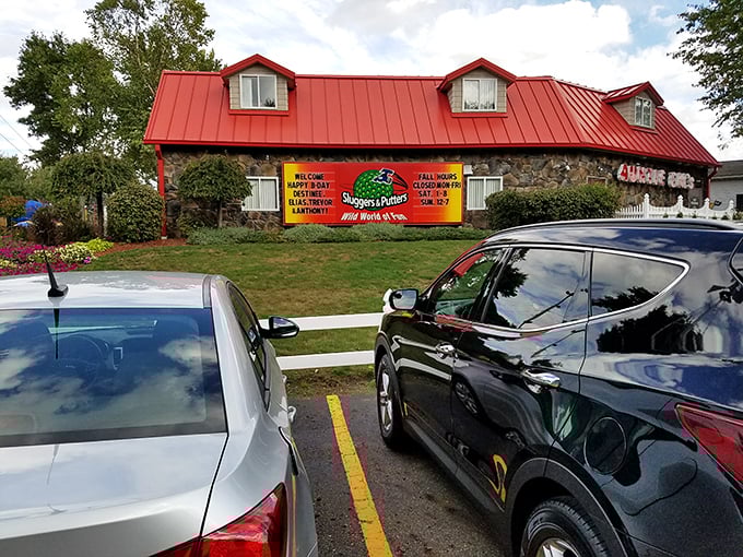 Swing for the fences and putt for glory! This contraption will have you feeling like a kid on a playground designed by NASA.