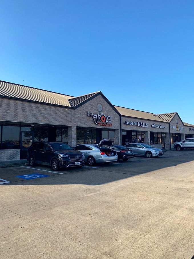 Suburban strip mall on the outside, donut paradise on the inside. The Grove proves you can have your cake donut and eat it too.
