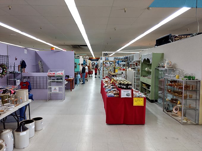 Step into a time capsule of treasures! This unassuming facade hides a world where every shelf tells a story and every item begs to be taken home.