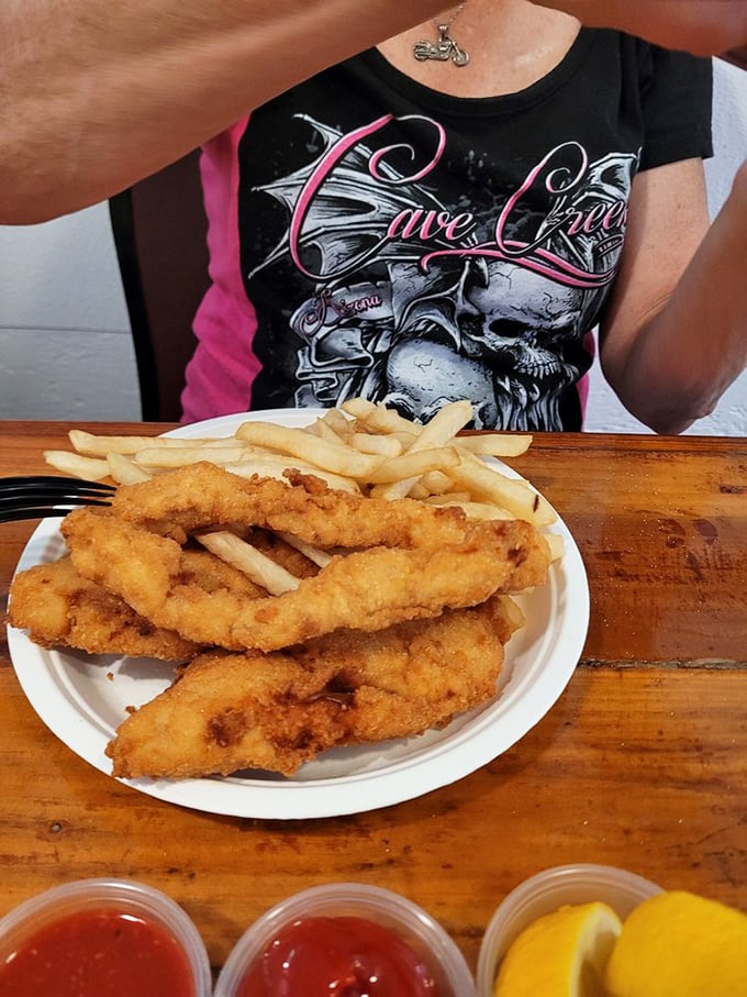 A dynamic duo that would make Batman and Robin jealous. This fish and shrimp combo is the superhero your taste buds need.