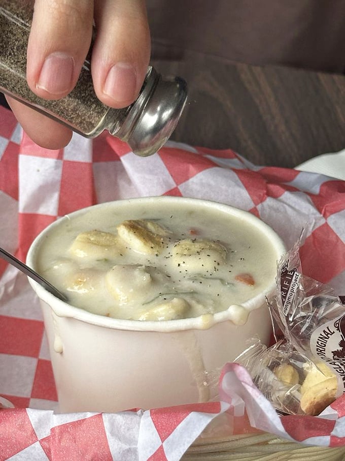 Clam chowder so good, it'll make you consider growing gills just to stay closer to the source.