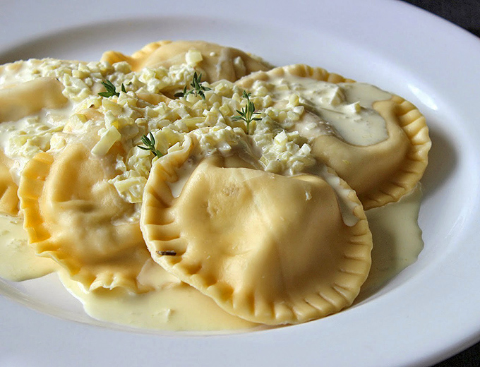 Ravioli so good, it might make you reconsider your relationship with spaghetti. Sorry, Lady and the Tramp!