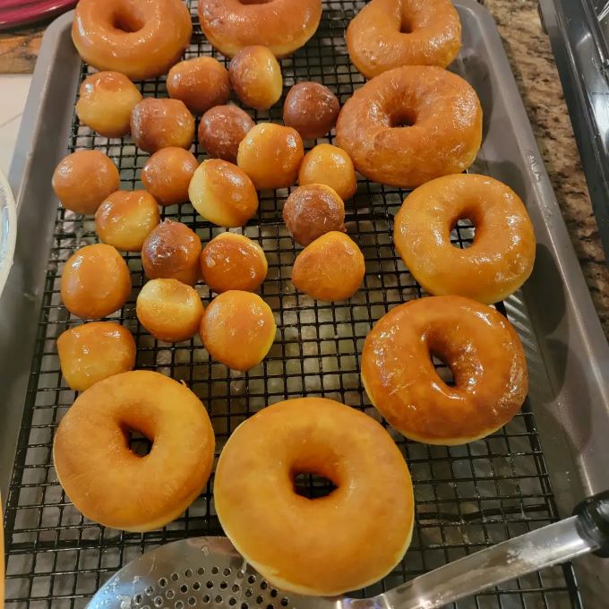 Fresh from their sugar bath, these glazed beauties glisten like Olympic medals for your taste buds.