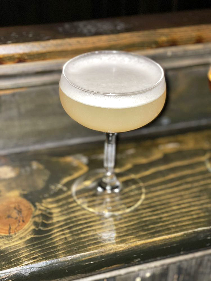 Hay there, gorgeous! This frothy concoction looks like it could cure your allergies and your sobriety in one sip.