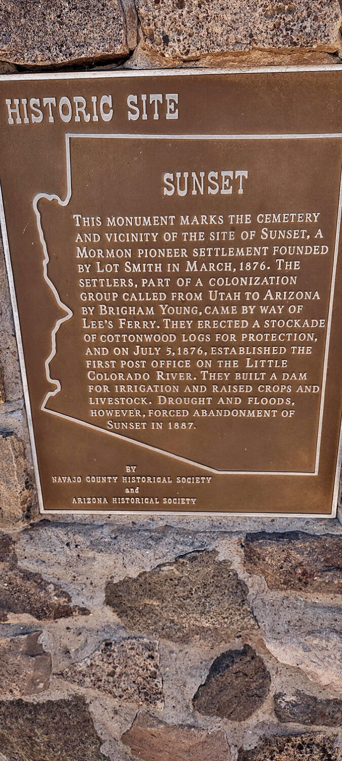 This plaque tells a tale of pioneer grit and determination. Forget reality TV &ndash; these settlers were the original survivors!