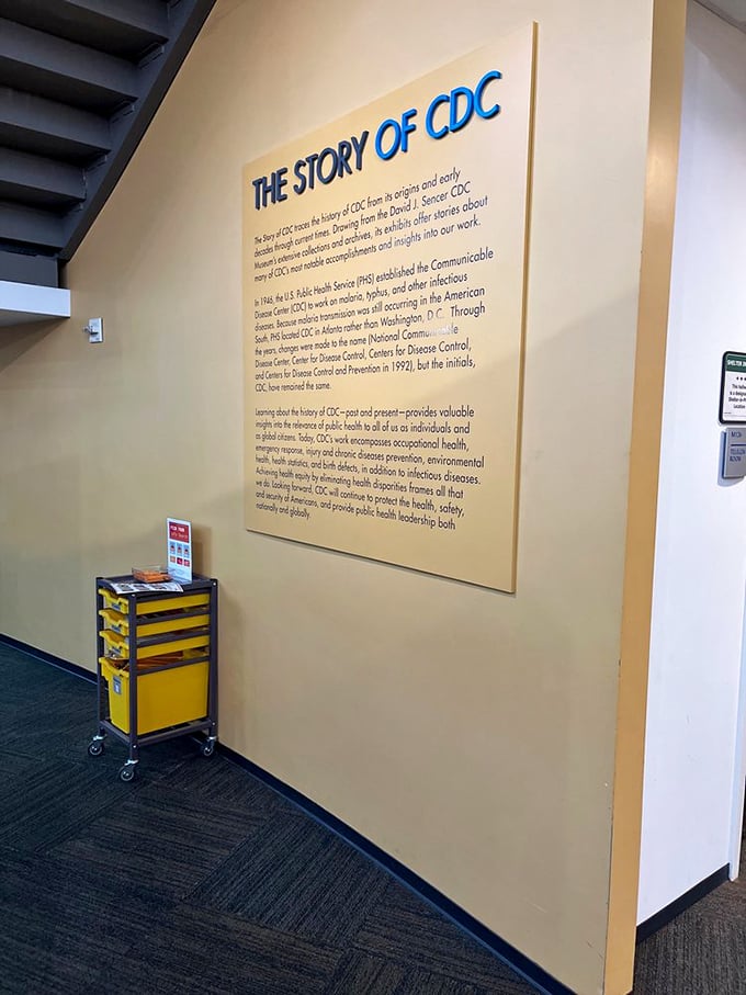 "Once upon a time in disease control&hellip;" The CDC's origin story unfolds, proving that even superheroes in lab coats have humble beginnings.