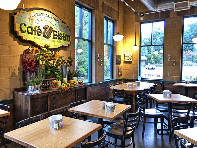 Caf&eacute; goals! This charming bistro corner serves up comfort food with a side of small-town charm.