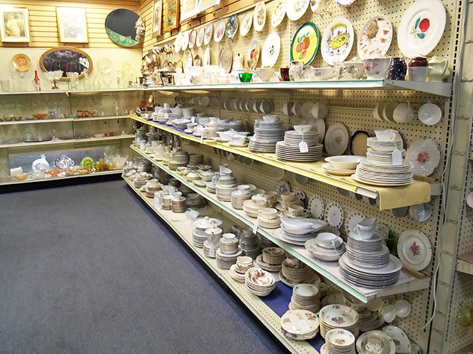 Dish-cover a world of vintage charm! Grandma's china has nothing on this porcelain paradise.