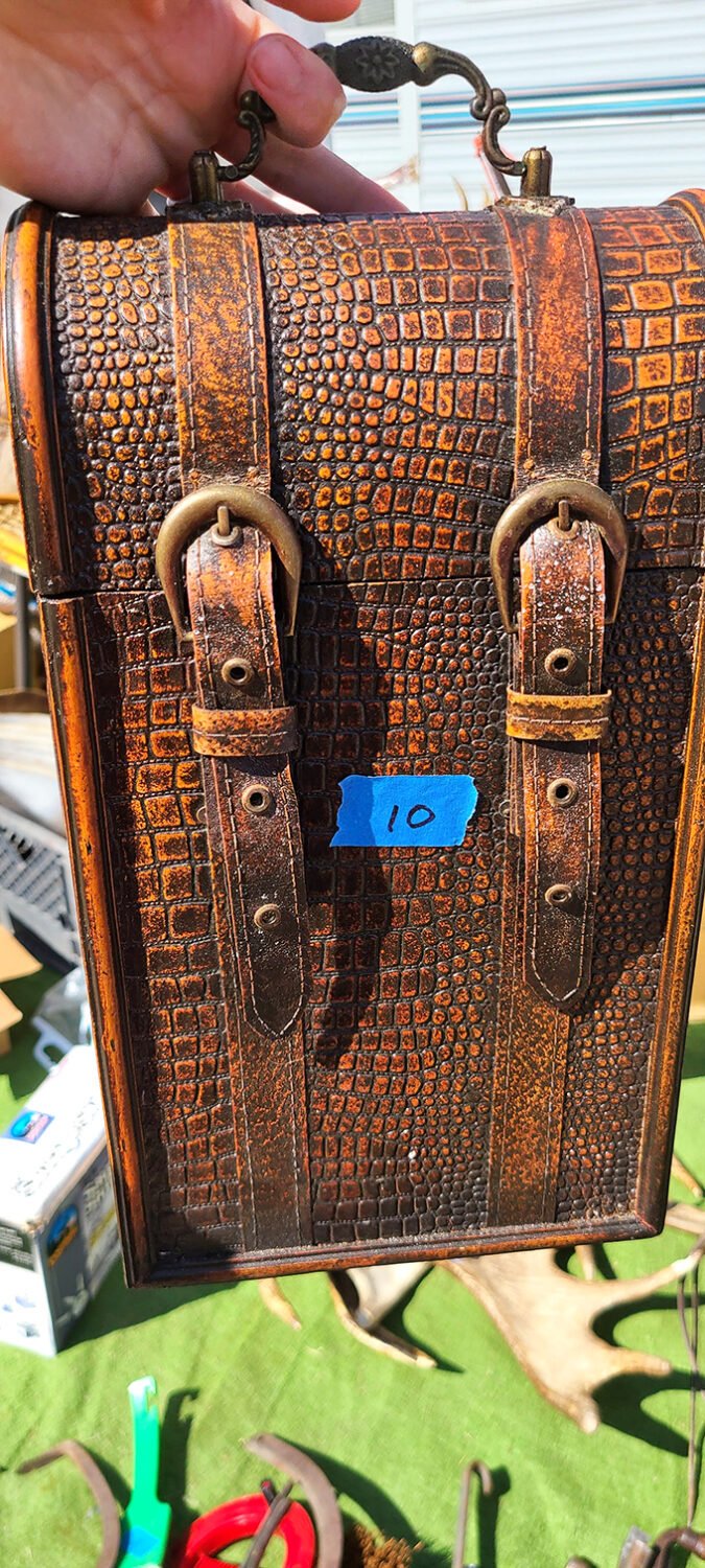 Indiana Jones, eat your heart out! This leather bag looks like it could tell tales of adventure &ndash; or at least survive a trip to the grocery store.