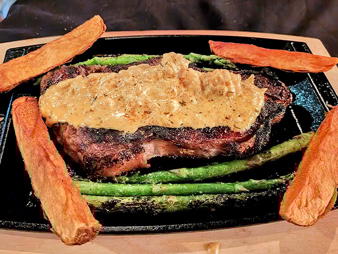 Steak so good, it'll make you want to write a country song about it. This NY Strip is the Brad Pitt of beef - rugged, handsome, and totally irresistible.