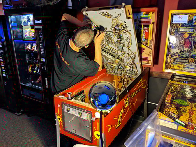 Behind every great arcade, there's a wizard. This tech guru ensures your gaming experience is more "Game On!" than "Game Over."