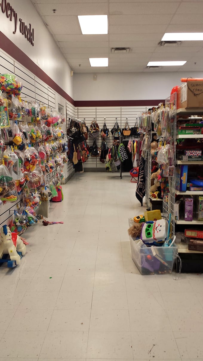 "Toy Story 5: The Thrift Store Adventure." A colorful cornucopia of playthings from every era, ready to spark joy in kids (and kids at heart).