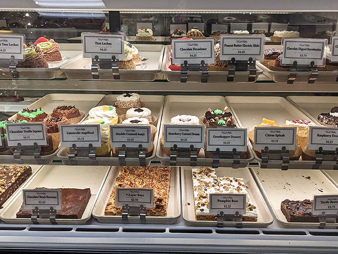 Baked goods galore! It's like your grandma's kitchen went pro. These pastries aren't just desserts; they're edible hugs for your taste buds.