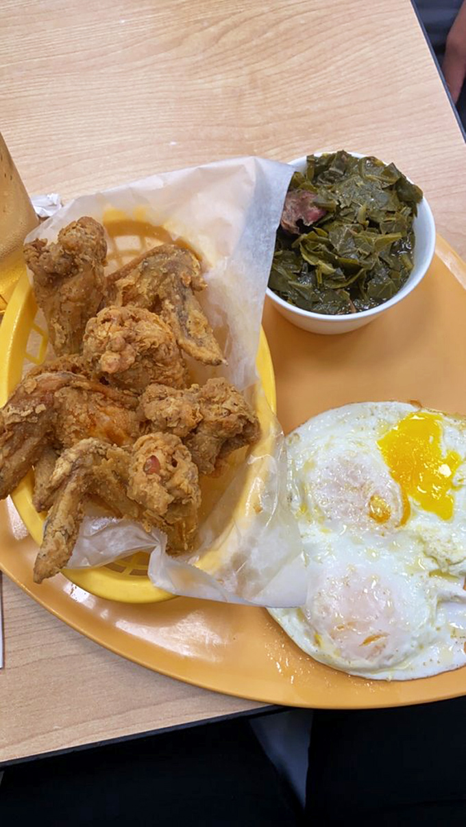 Wings so good, they'll make you forget about slot machines! Paired with creamy grits and a buttery croissant, it's a jackpot for your taste buds.