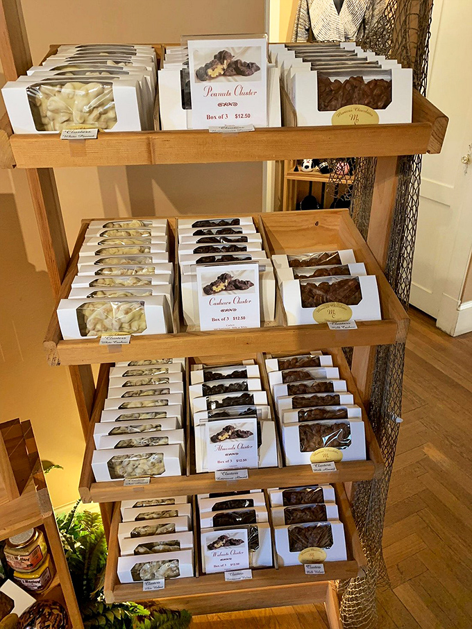 Clusters of joy! These chocolate-covered nuts are the crunchy, sweet armor you need to face the day.