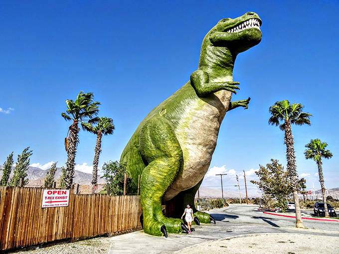 The original Instagram influencer! This T-Rex is ready for his close-up, and he's not afraid to show some teeth.