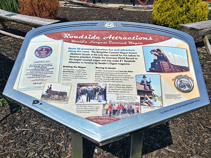 It's official: Lincoln's literary ride is a real page-turner. Guinness World Records gives this attraction two thumbs up – way, way up!