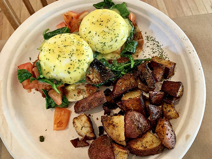 Eggs Benedict, meet your new best friend: perfectly crispy home fries. It's a match made in breakfast heaven.