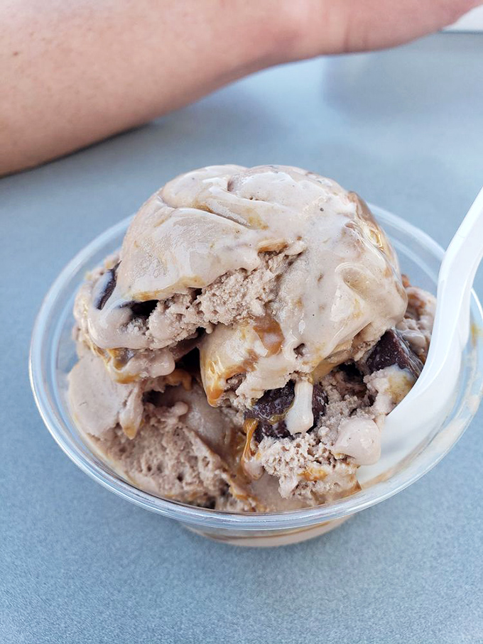 Behold, the holy grail of frozen treats! This goat milk ice cream is so creamy, it might just make cows jealous.