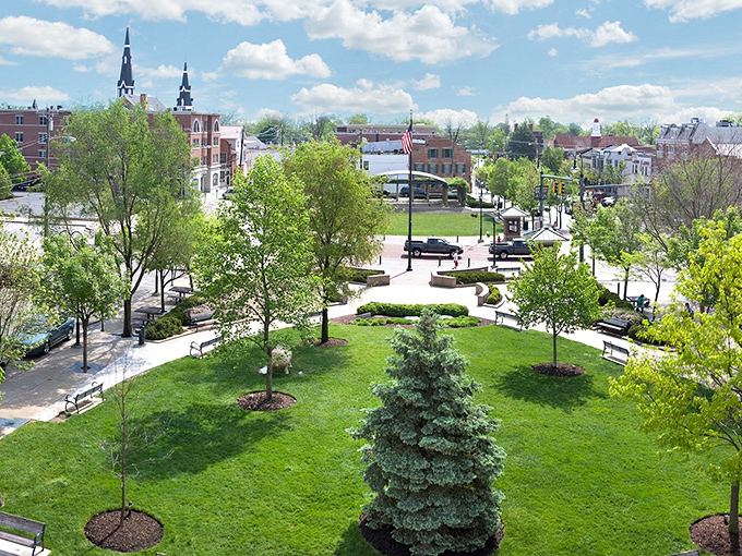 Green spaces and scholarly faces! Miami University's campus is where higher education meets higher landscaping standards.