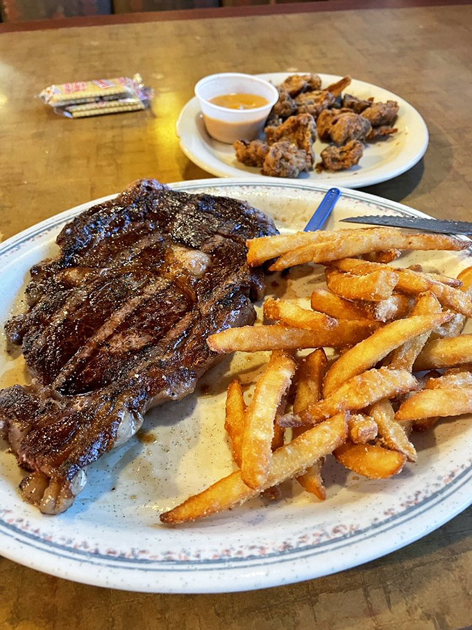 Steak and fries: the Fred Astaire and Ginger Rogers of the plate. They dance in perfect harmony on your taste buds.