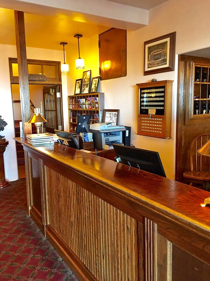 At this reception desk, you're not just checking in &ndash; you're signing up for a rendezvous with history. And maybe a ghost or two.