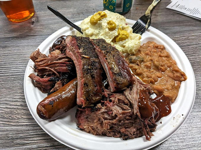 The BBQ sampler: For when you want a little bit of everything and a whole lot of napkins.