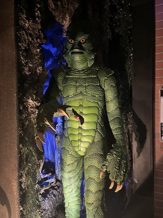 The Creature from the Black Lagoon's gym-obsessed cousin? This scaly specimen puts the 'fit' in 'misfit.'