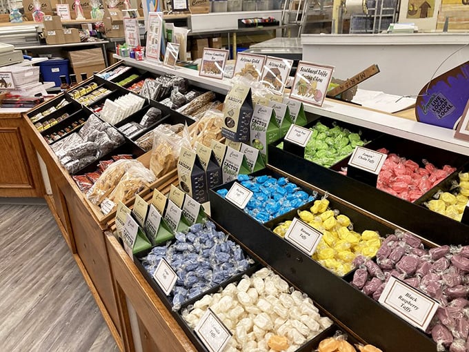 Taffy or not taffy, that is the question! Shakespeare never saw a rainbow quite like this stretchy, chewy spectrum of flavors.