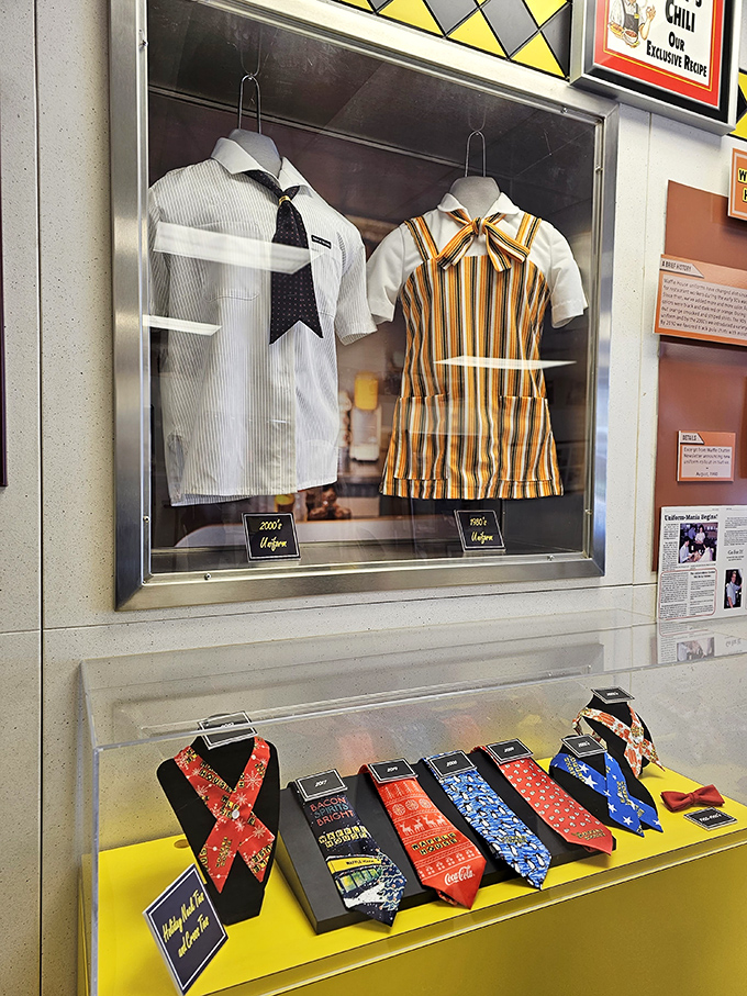 Dress code: delicious! These vintage uniforms and snazzy ties are the ultimate recipe for diner chic.