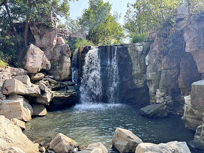 Who needs a spa day when you've got this? Nature's own waterfall massage, no appointment necessary!