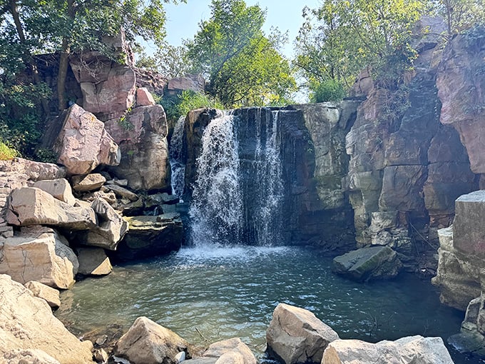 Who needs a spa day when you've got this? Nature's own waterfall massage, no appointment necessary!
