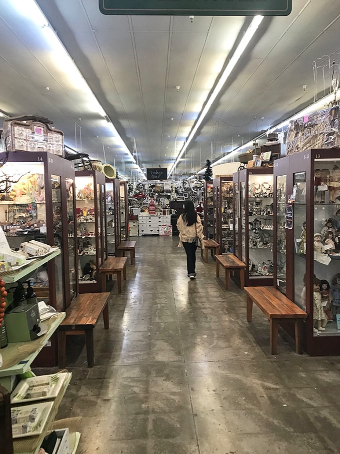 Treasure hunters, prepare for sensory overload! These aisles are packed tighter than a 1950s teenager's hot rod on prom night.