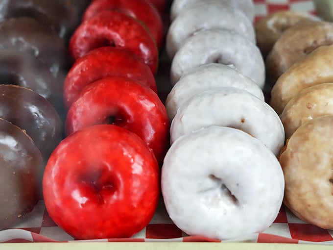 It's like a Crayola box, but edible! These colorful rings of happiness are proof that variety truly is the spice of life.