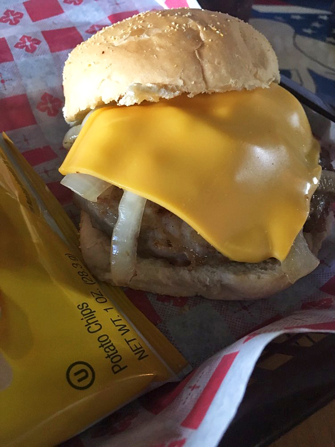 Meet the Bratwurst Burger, the rebellious offspring of a brat and a patty. It's the culinary equivalent of lederhosen paired with a leather jacket!
