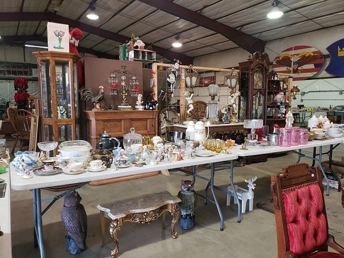 Pottery paradise! These ceramic treasures are just waiting to be the stars of your next tea party or quirky decor project.