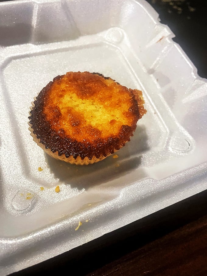 Golden, crispy, and oh-so-heavenly. This cornbread muffin isn't just a side dish&mdash;it's the main event's scene-stealing co-star.