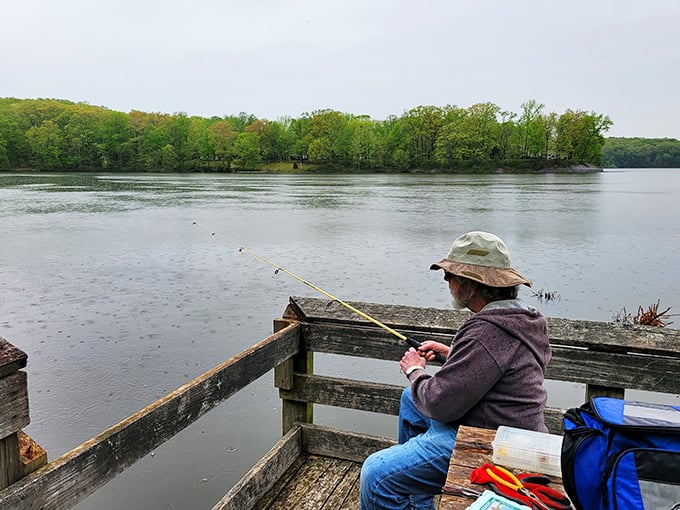 The zen of fishing: Where patience meets persistence, and occasionally, an actual fish. It's the ultimate game of hide-and-seek with fins.
