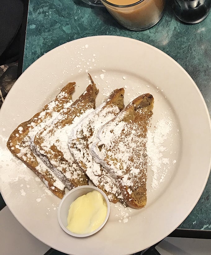 Golden-brown perfection that puts ordinary toast to shame. These beauties are ready for their syrupy close-up, Mr. DeMille.