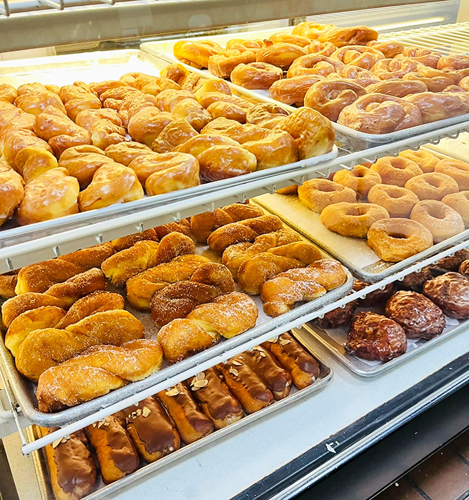 Fresh from the fryer, these golden beauties are the Rolls-Royces of the donut world. Buckle up for a first-class ride to flavor country!