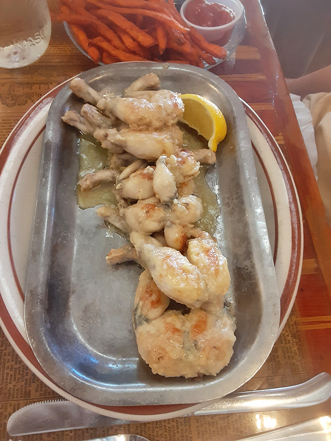 When life gives you lemons, pair them with frog legs! These tender morsels are ready for their close-up, and your taste buds.