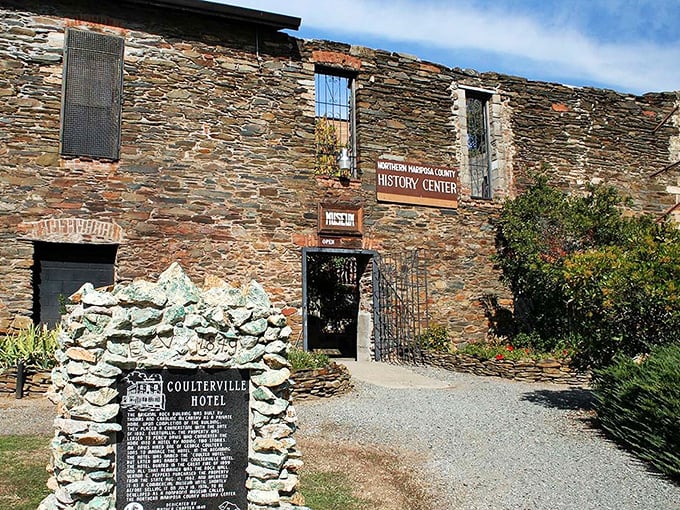 History's not just in the books here. The Northern Mariposa County History Center is a treasure trove of Gold Rush relics.