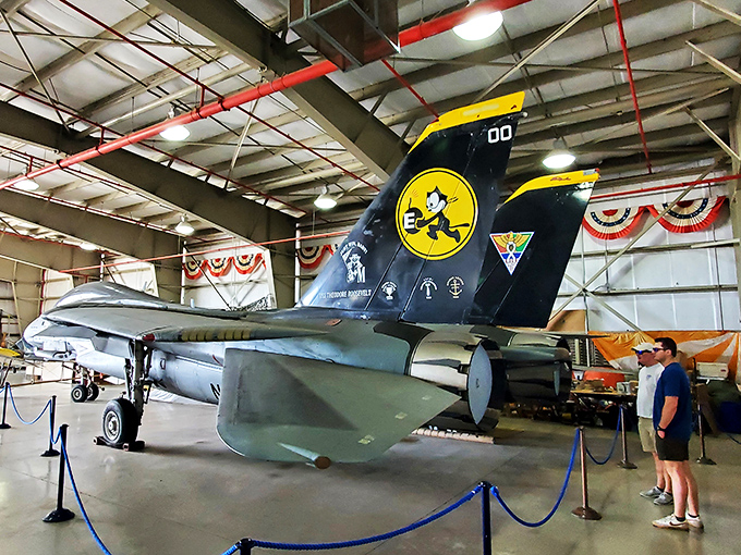 Looks like someone's ready for takeoff! This sleek jet might make you feel like Tom Cruise, minus the volleyball scene.