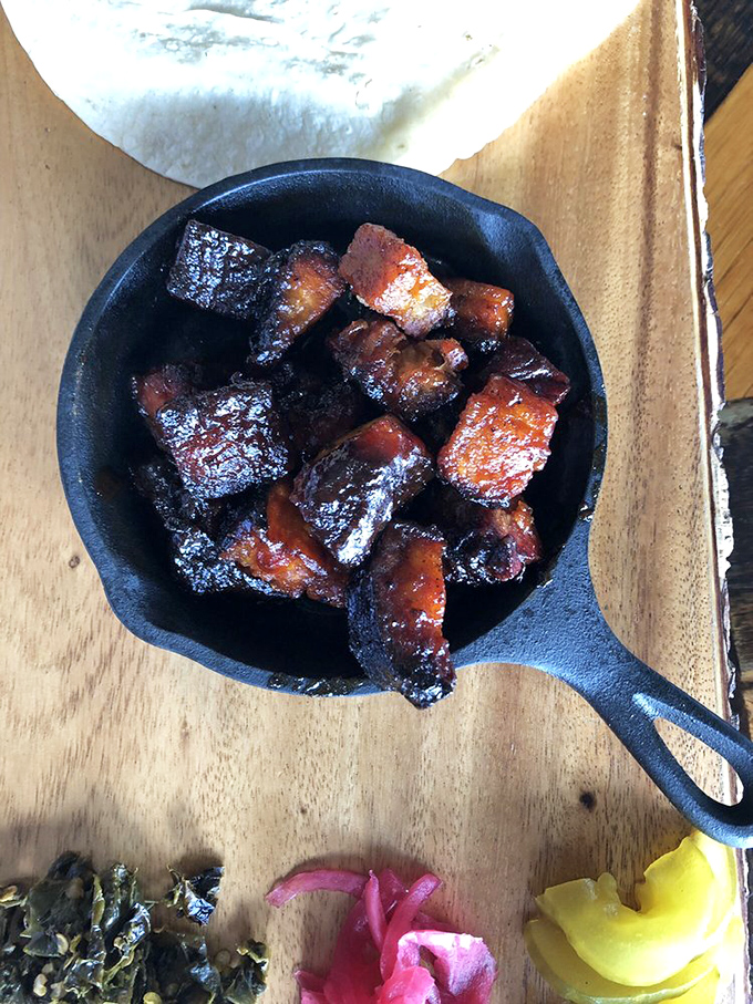 Pork belly cubes: meat candy for grown-ups. These glistening morsels are what bacon dreams of becoming when it grows up. Resistance is futile!