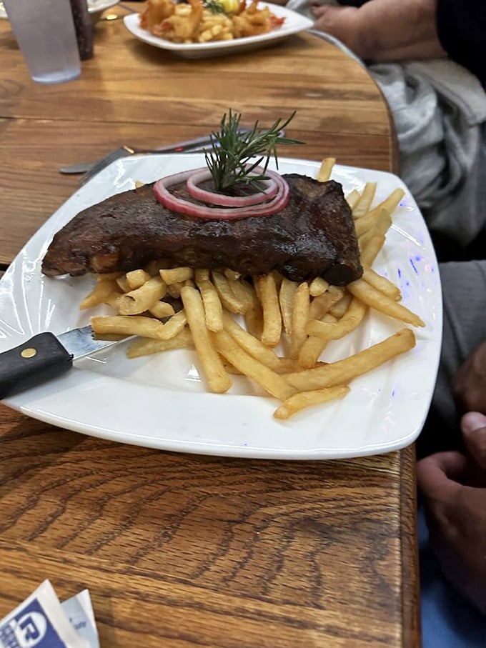 These ribs are so tender, they practically fall off the bone with a stern look. Caveman-approved and finger-licking good!